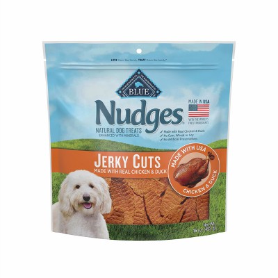 Blue Buffalo Nudges With Duck And Chicken Jerky Cuts Natural Dog Treats ...