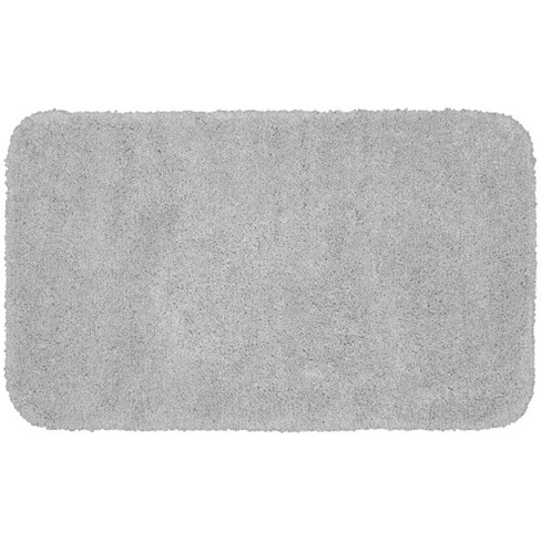 Garland Rug 30"x50" Serendipity Shaggy Nylon Washable Bath Rug Platinum ...