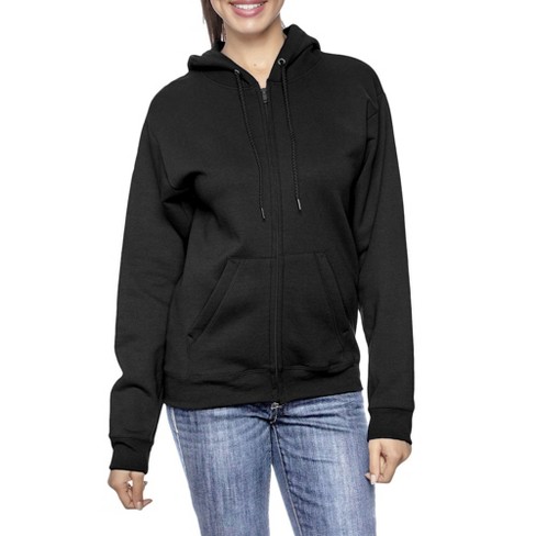 Blue Ice Apparel Women's Loose Fit Fleece-lined Full-zip Hoodie : Target