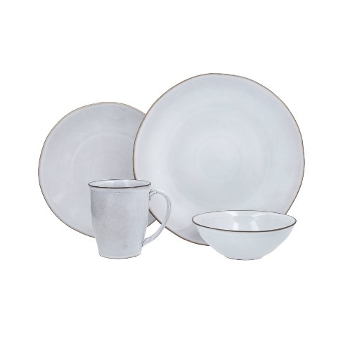 Fortessa Tableware Solutions 16pc Clay Bordo Stone Dinnerware Set Off ...