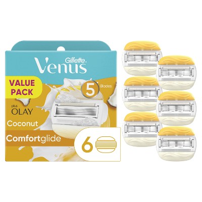 Venus For Pubic Hair & Skin Women's Razor Blade Refills - 6ct : Target