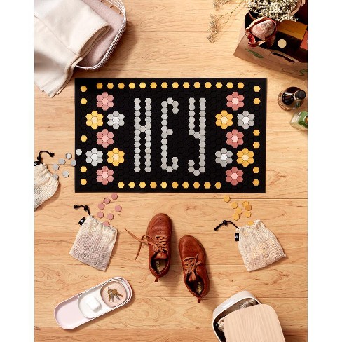 Letterfolk Tile Set (75 Pcs) - Rose Gold : Target