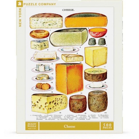 New York Puzzle Company Cheese 500 Piece Puzzle : Target