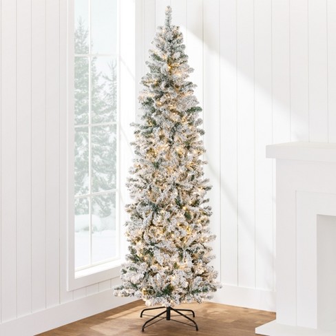 Prelit christmas trees at target store