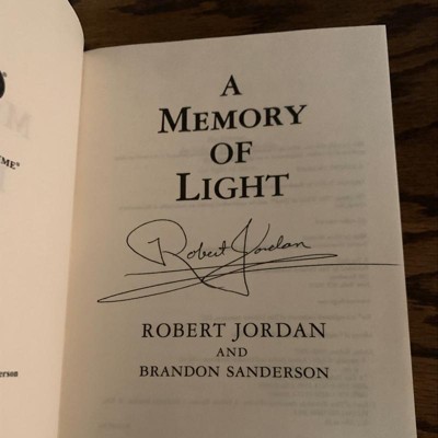 A Memory Of Light (signed) (hardcover) By Robert Jordan : Target