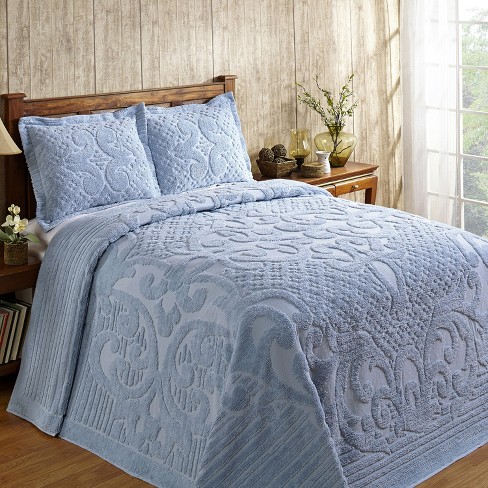 Set Of 3 Full/double Ashton Collection 100% Cotton Tufted Unique ...