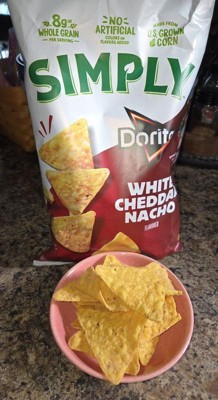 Simply Nacho Tortilla Chips Doritos White Cheddar - 5.5oz : Target