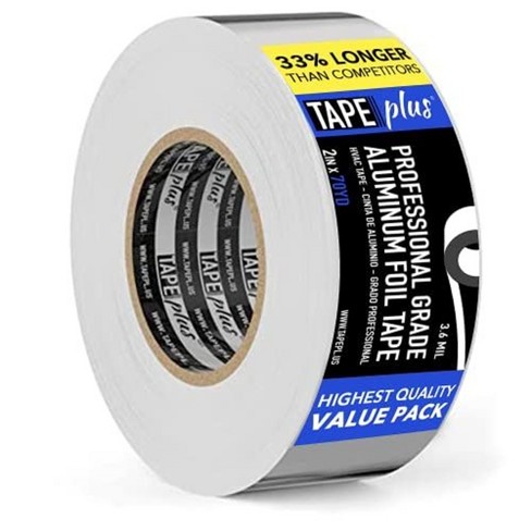 Tape Plus Professional Grade Aluminum Foil Tape - 2 Inch By 210 Feet ...
