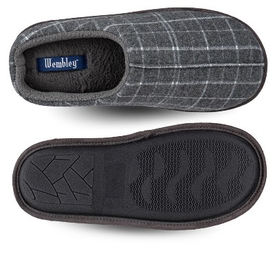 Wembley Men's Classic Indoor/outdoor Clog Slippers - Grey Clog/large ...