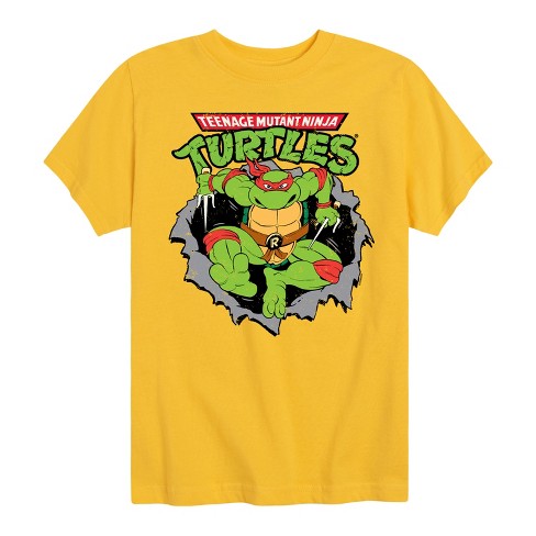 Teenage Mutant Ninja Turtles Raphael Breaking Through Shirt Short ...