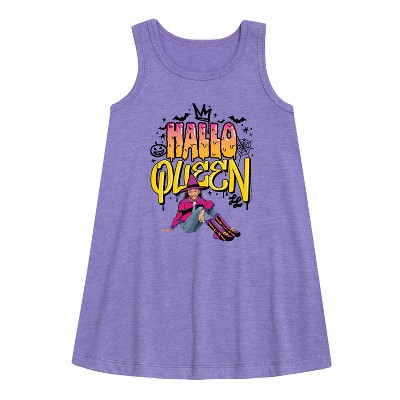 Nickelodeon Hallo-queen Graphic Sleeveless Aline Dress - Purple - Large ...