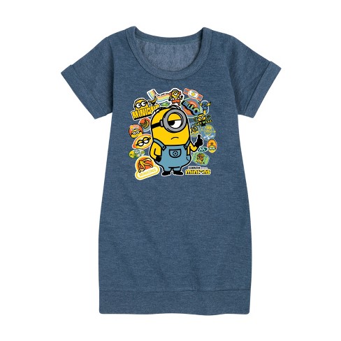 Despicable Me Minions Minion & Banana Stickers - Heather Navy - 2t : Target