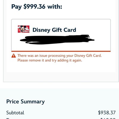 Disney Gift Card (email Delivery) : Target