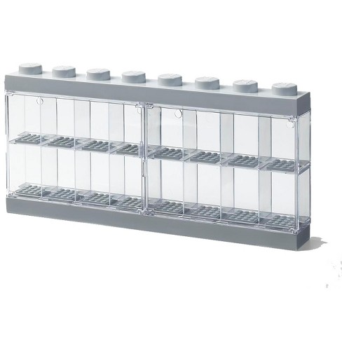 Room Copenhagen Lego Minifigure 16 Compartment Display Case | Grey : Target