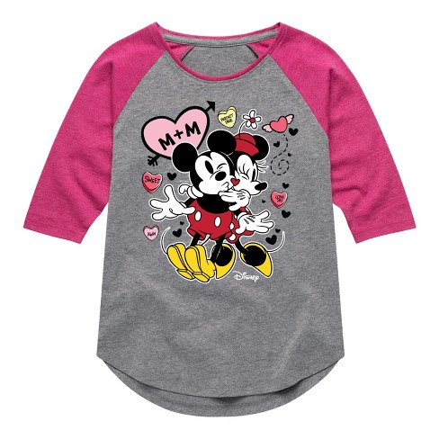Girls' - Disney - Mickey Minnie Heart : Target