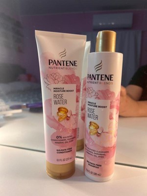 Pantene Sulfate Free Rose Water Shampoo And Conditioner Dual Pack ...