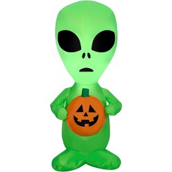 Gemmy Airblown Inflatable Minion Stuart In Devil Costume, 3.5 Ft Tall ...