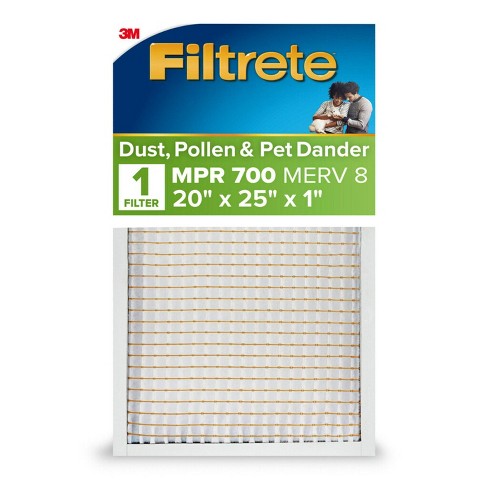 Filtrete 20" X 25" 700 Mpr Dust Pollen And Pet Dander Electrostatic Air ...