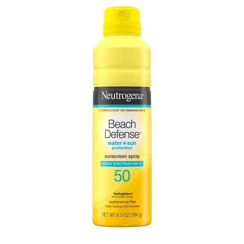 Neutrogena Beach Defense Sunscreen Spray - Spf 50 - 6.5oz : Target
