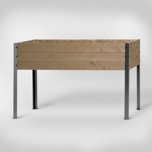 Cedarcraft Elevated Spruce Planter: Outdoor Garden Bed, Weather ...