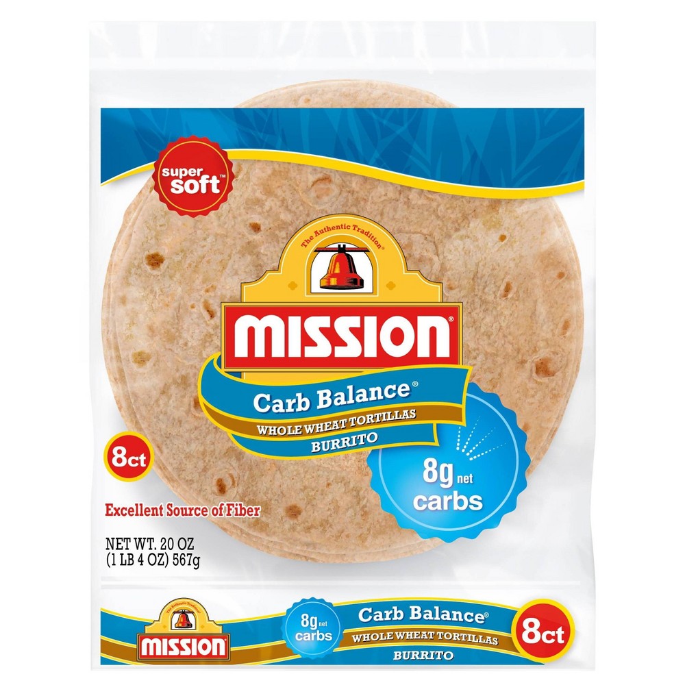 UPC 073731001189 - MISSION Flour 8CT 20OZ Burrito Carb Balance Whole ...