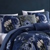 Bebejan Delphine Blue 100% Cotton 5-piece Reversible Comforter Set ...