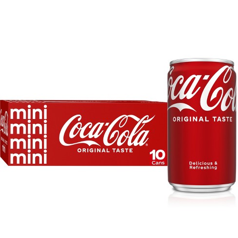 Coca-cola Soda - 10pk/7.5 Fl Oz Mini-cans : Target