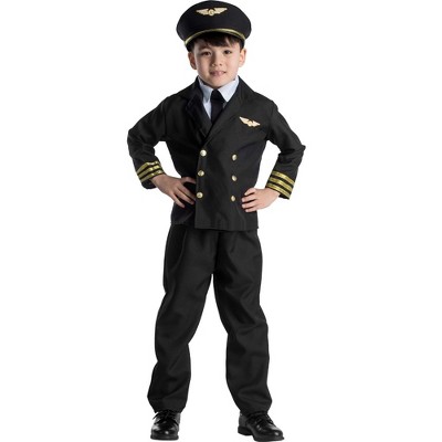 Dress Up America Airline Pilot Costume For Kids -medium : Target