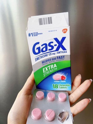 Gas-x Extra Strength Anti-gas Cherry Creme Chewable Tablets To Relieve ...
