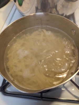 1.5qt Stainless Steel Sauce Pan With Straining Lid Silver - Figmint ...