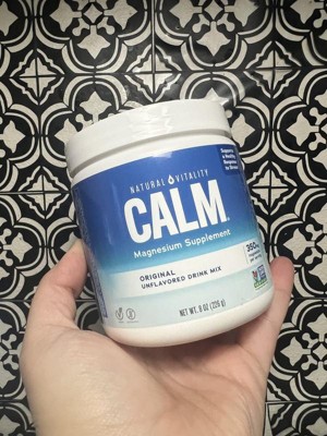 Natural Vitality Calm Magnesium Powder Supplement For Stress Relief ...