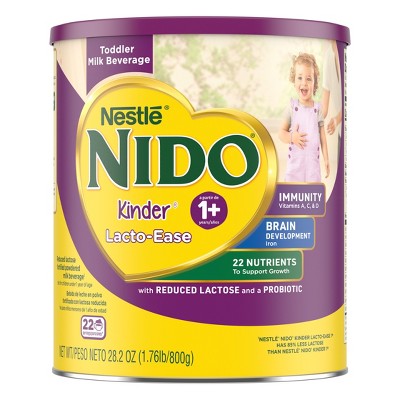 Nestle Nido Kinder Lacto-ease Toddler Milk Beverage - 28oz : Target