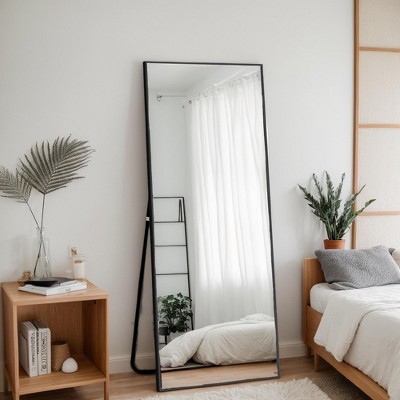 65x24" Full Length Mirror: Ultra-thin Aluminum Frame, Modern, Standing ...