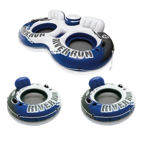 Intex River Run Ii Inflatable Double Rider Inntertube With Built-in ...