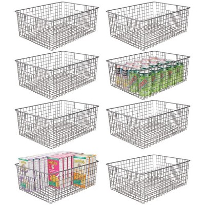 Mdesign Metal Wire Food Organizer Basket : Target