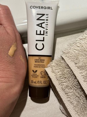 Covergirl Clean Invisible Foundation - Fair Porcelain - 1 Fl Oz : Target