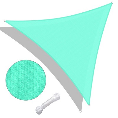LAGarden 20 Ft Triangle Sun Shade Saila Blue : Target