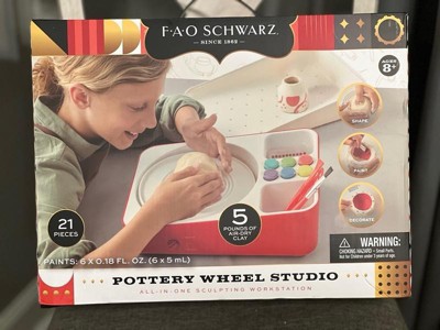 Fao Schwarz pottery Wheel Studio All-in-one Sculpting Workstation : Target