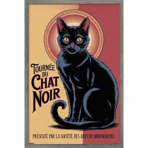 Trends International Andreas Magnusson - Chat Noir Framed Wall Poster ...