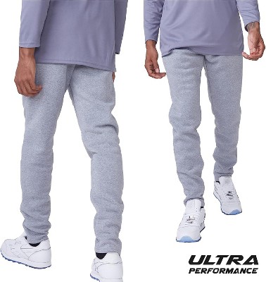 Ultra Performance Mens 3 Pack Open Bottom Sweatpants With Pockets ...