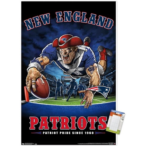 Trends International Nfl New England Patriots - End Zone 17 Unframed ...