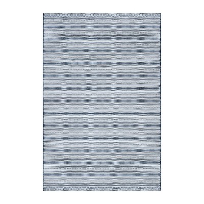 5' X 7' Botanical Rectangular Woven Outdoor Area Rug Blue/green ...
