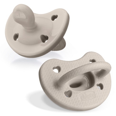 Chicco New Physioforma Luxe Pacifier 6-16 Months - Gray - 2pk : Target