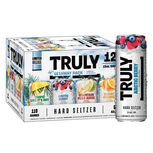 Truly Hard Seltzer Gateway Variety Pack - 12pk/12 Fl Oz Slim Cans : Target