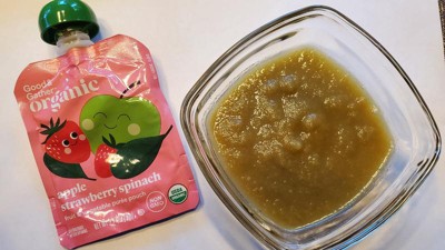 Apple Strawberry Spinach Fruit Puree Pouches - 38.04oz/12ct - Good ...