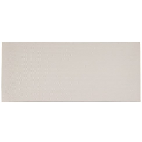 The Lakeside Collection Solid Color Kitchen Runner Rug Moonlight : Target