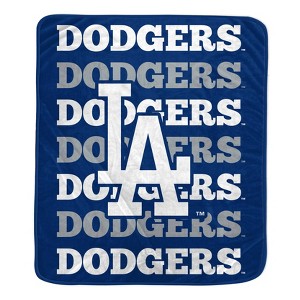 MLB Los Angeles Dodgers Repeat Refresh Ultra Soft Blanket : Target