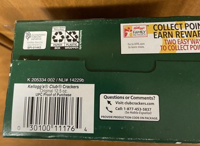 Kellogg's Club Snack Stacks Crackers - Original 12.5oz : Target