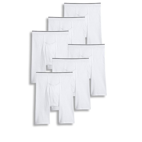 Jockey Men's Pouch 10" Midway Brief - 6 Pack 5xl White : Target