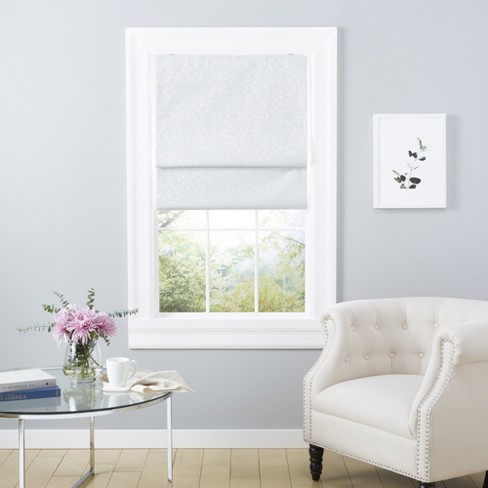 Exclusive Home Bolan Botanical Total Blackout Roman Shade, 31"x 64 ...